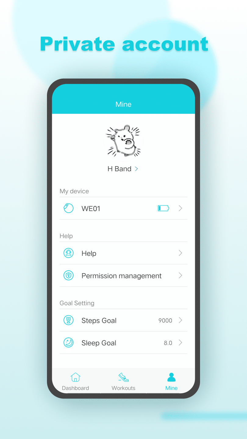 H Band Smart Watch App
